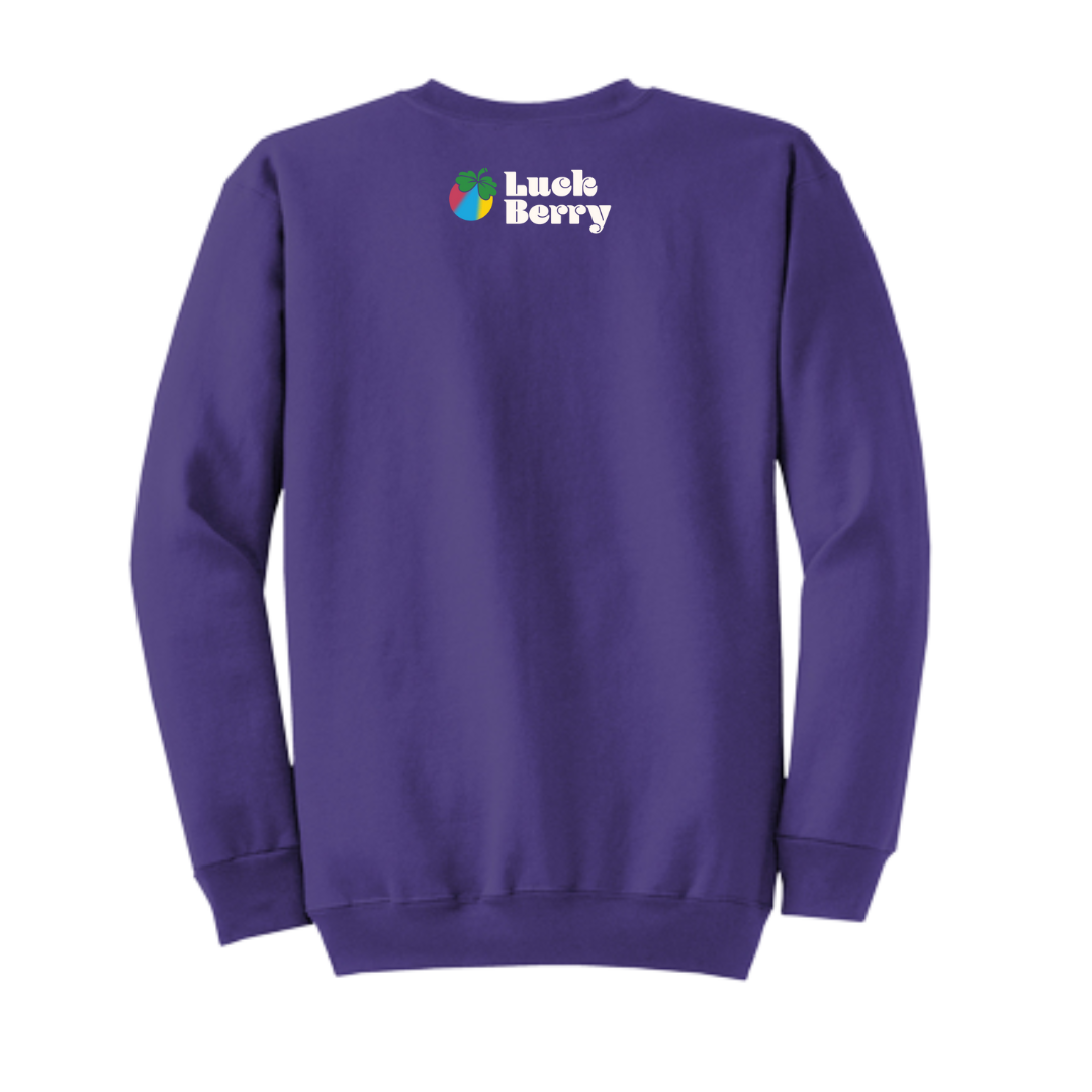 Luck-Berry Crew Sweatshirt (Double Print) - Luck Berry